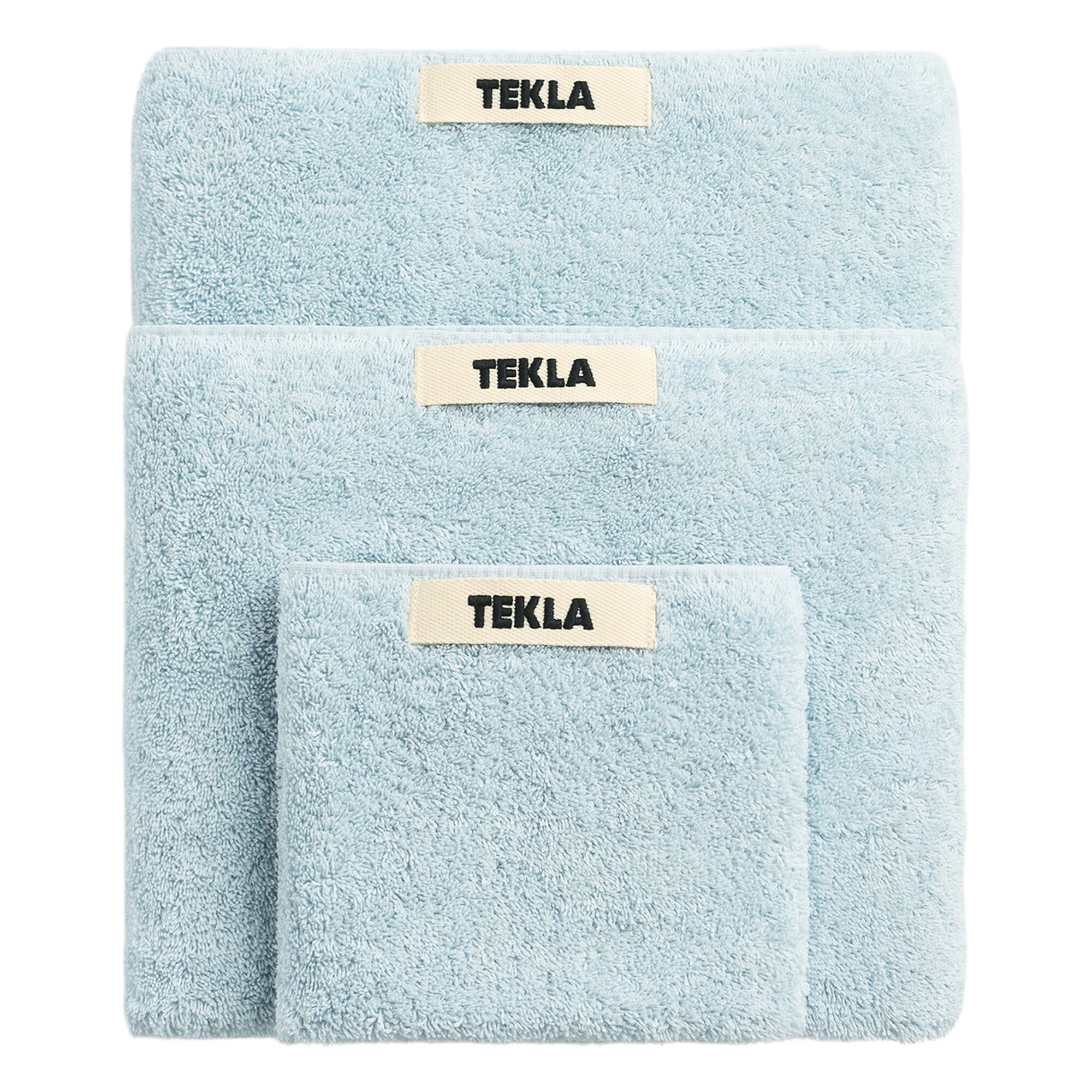 Tekla Terry towel, sky blue | Finnish Design Shop NL