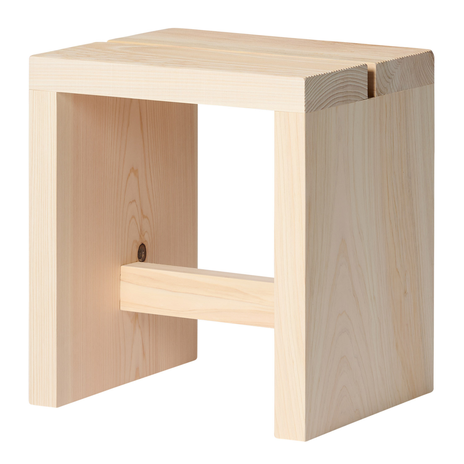Tosaryu Hinoki sauna stool, natural wood | Finnish Design Shop