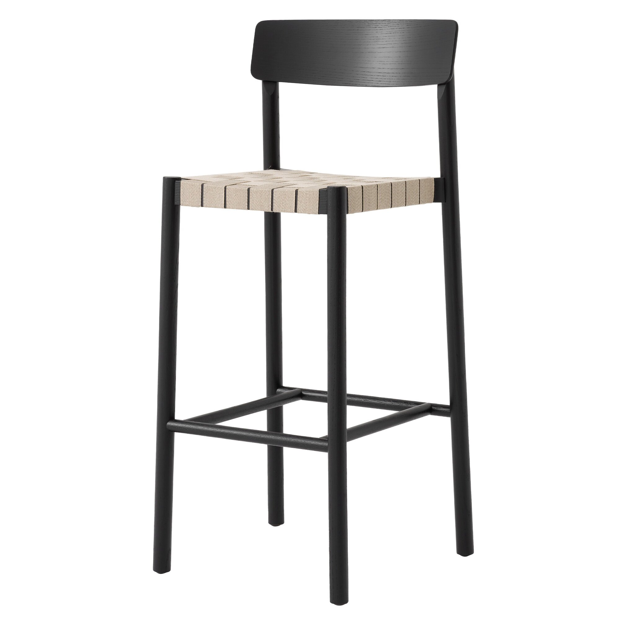 &Tradition Betty TK15 bar chair, black ash - natural webbing | Finnish ...
