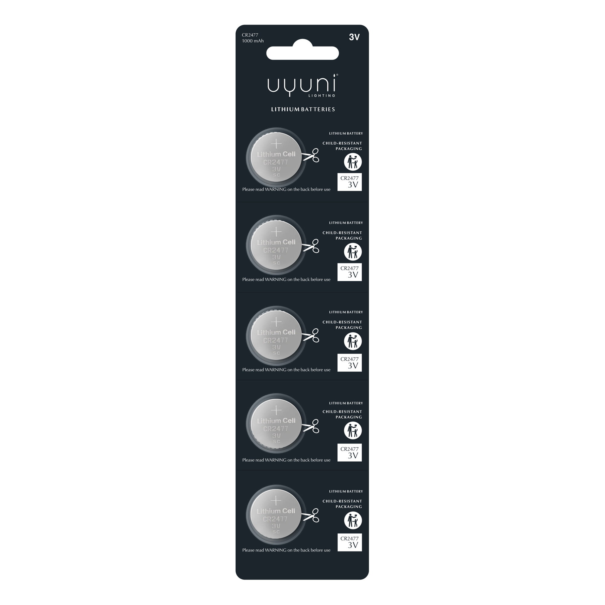 Uyuni Lighting Uyuni CR2477 paristot, 5 kpl | Finnish Design Shop