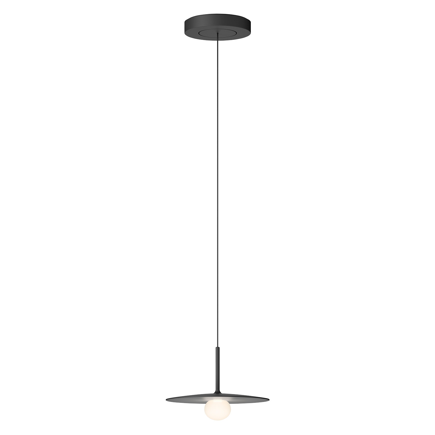 Vibia Tempo 5770 pendant, graphite | Finnish Design Shop