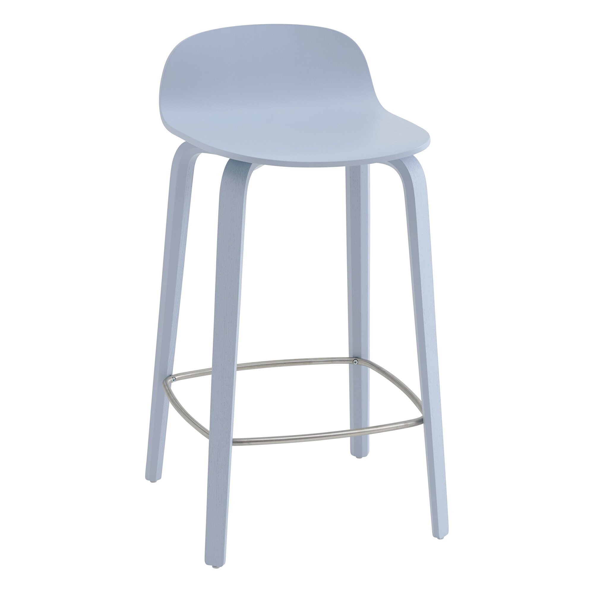 Muuto Visu counter stool, 65 cm, light blue | Finnish Design Shop