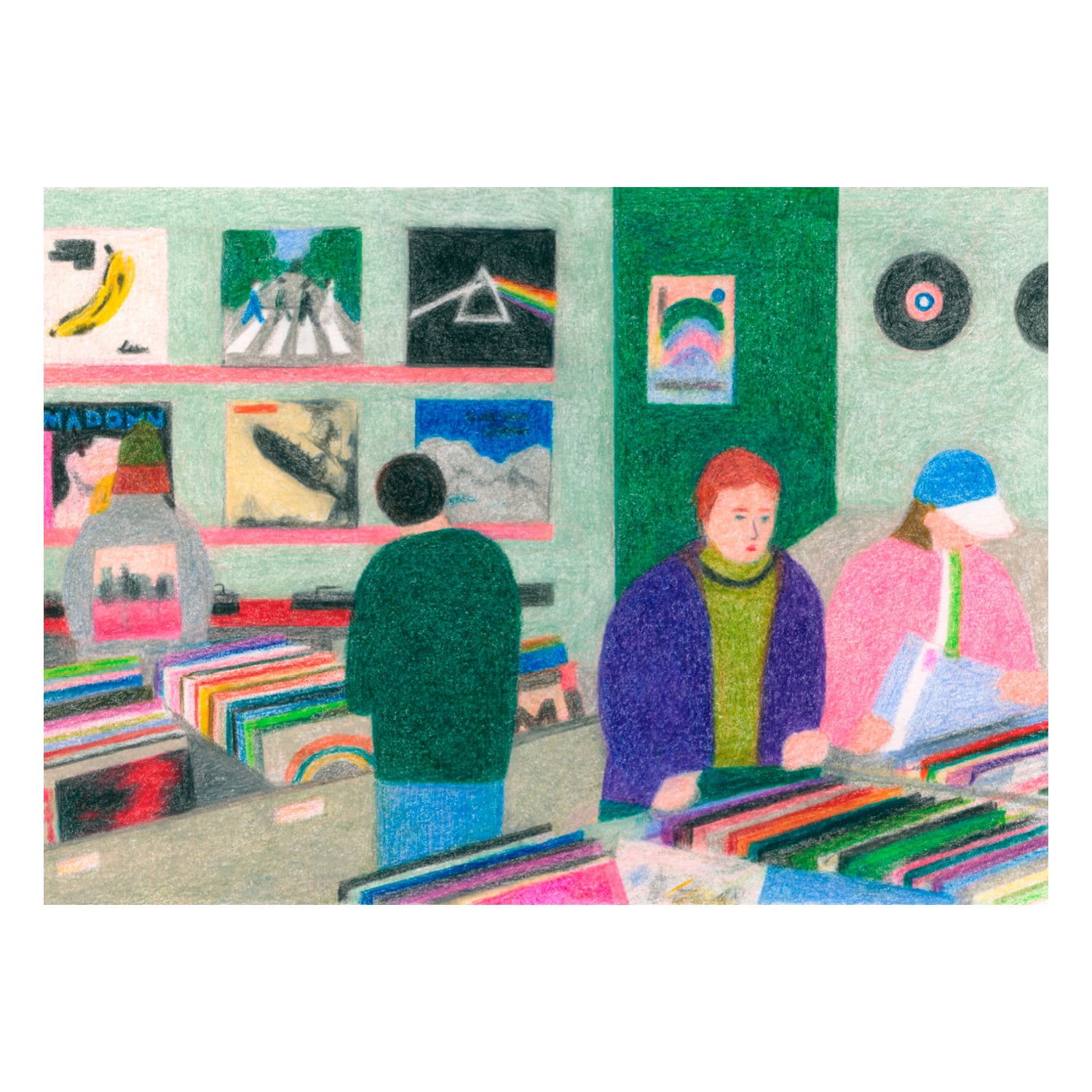 Paper Collective Vinyl Shop juliste | Finnish Design Shop