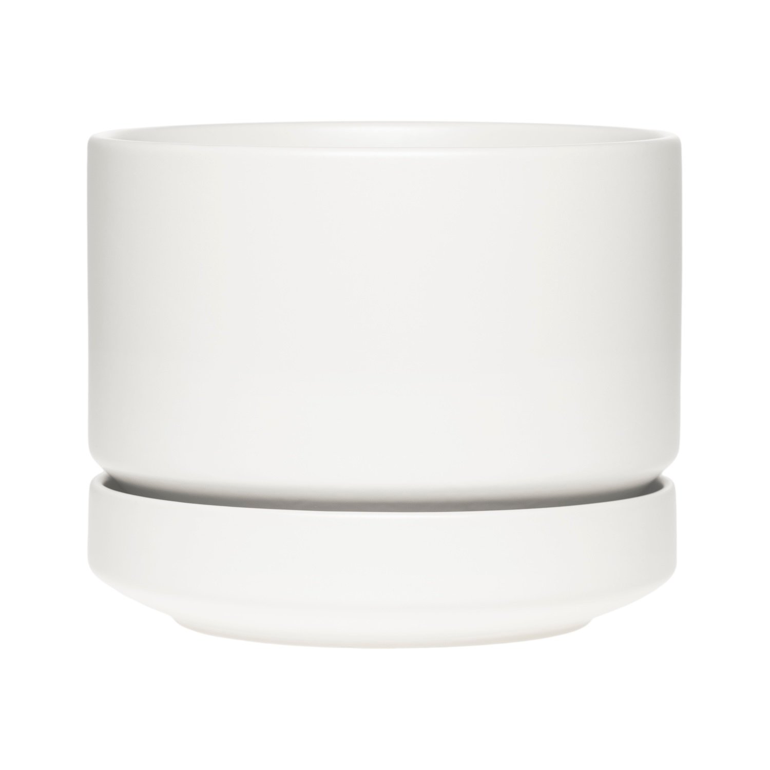 Arabia plant pot SN, 16 cm, matt white | Finnish Design Shop