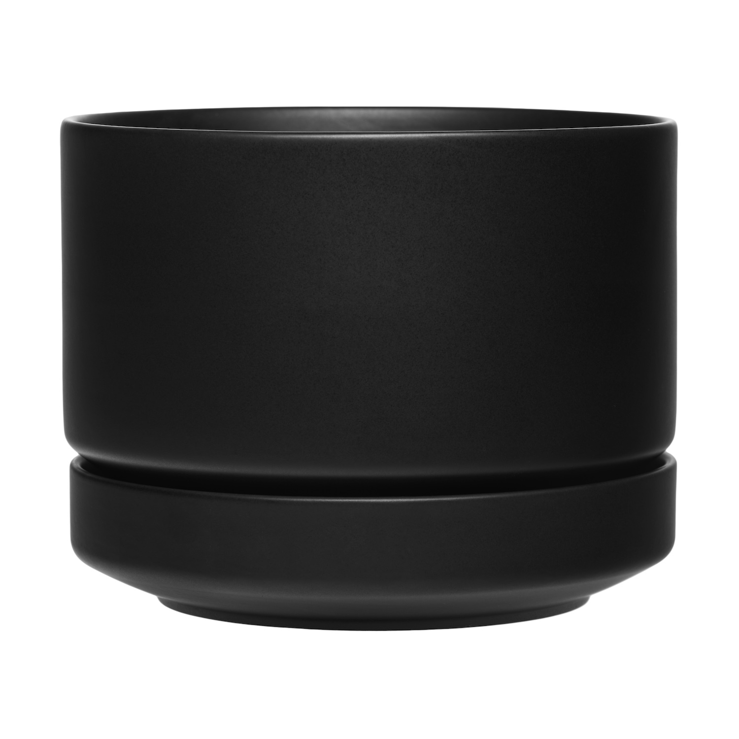 Arabia plant pot SN, 19 cm, matt black | Finnish Design Shop NL