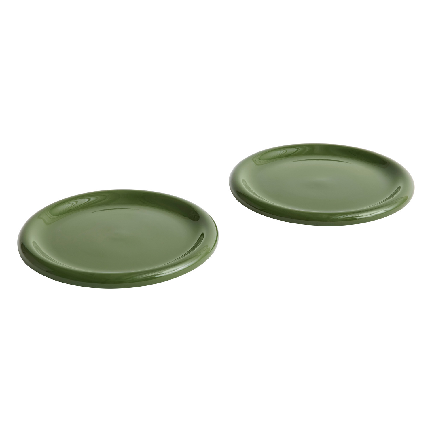 HAY Barro plate, set of 2, 24 cm, green | Finnish Design Shop