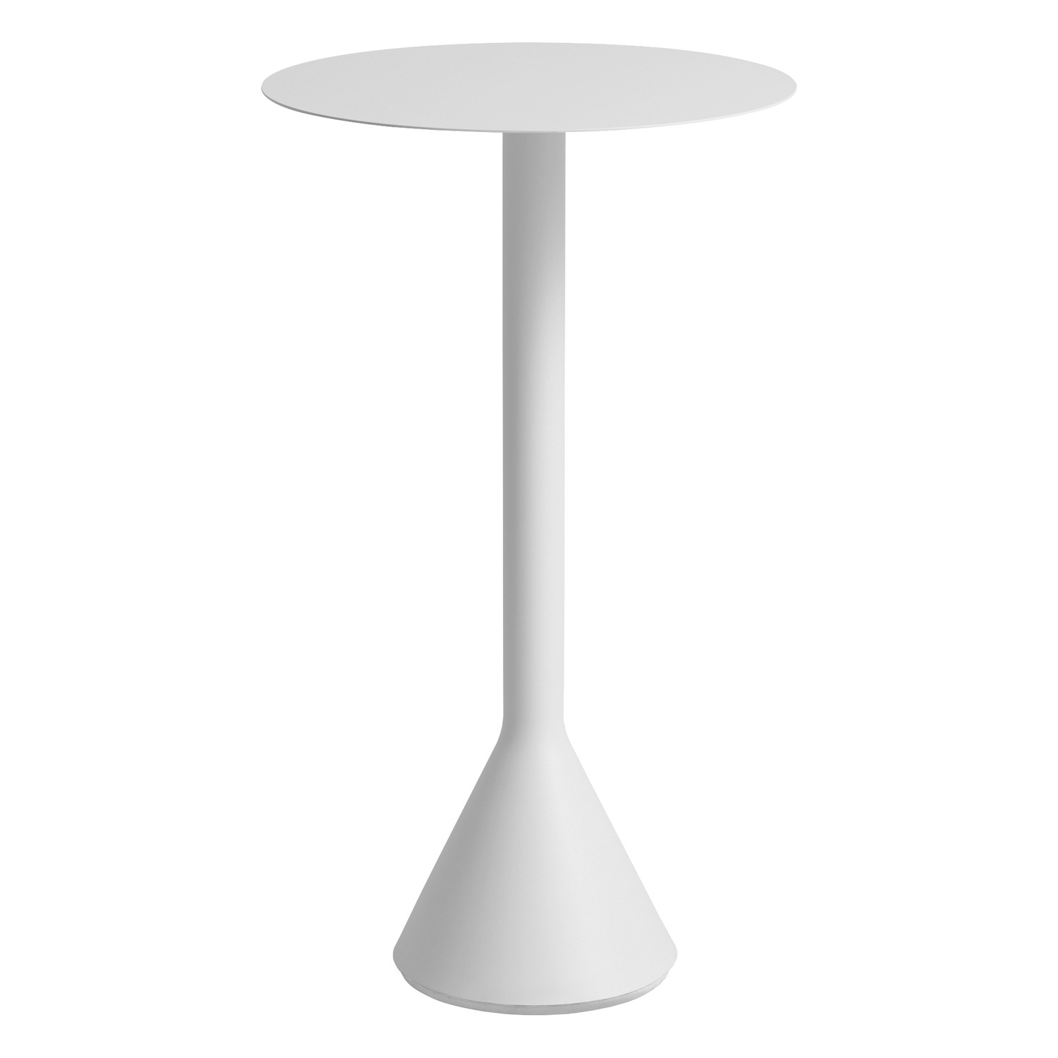 HAY Palissade Cone table, 90 cm, height 105 cm, sky grey | Finnish ...