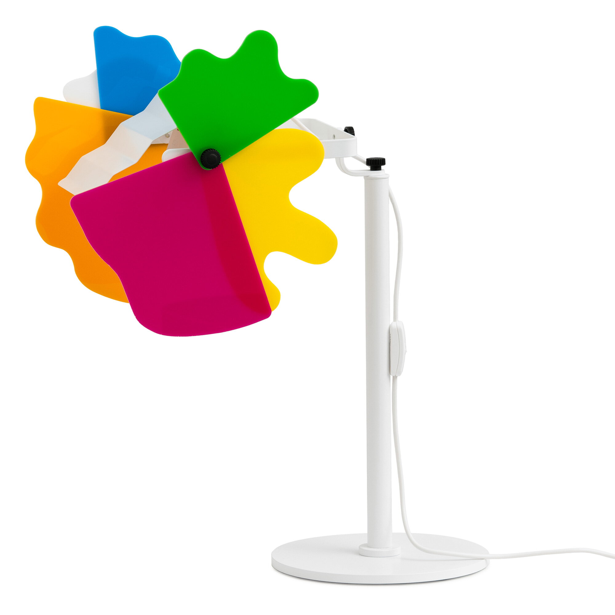 Innolux Perhonen table lamp, white - multicolour | Finnish Design Shop UK