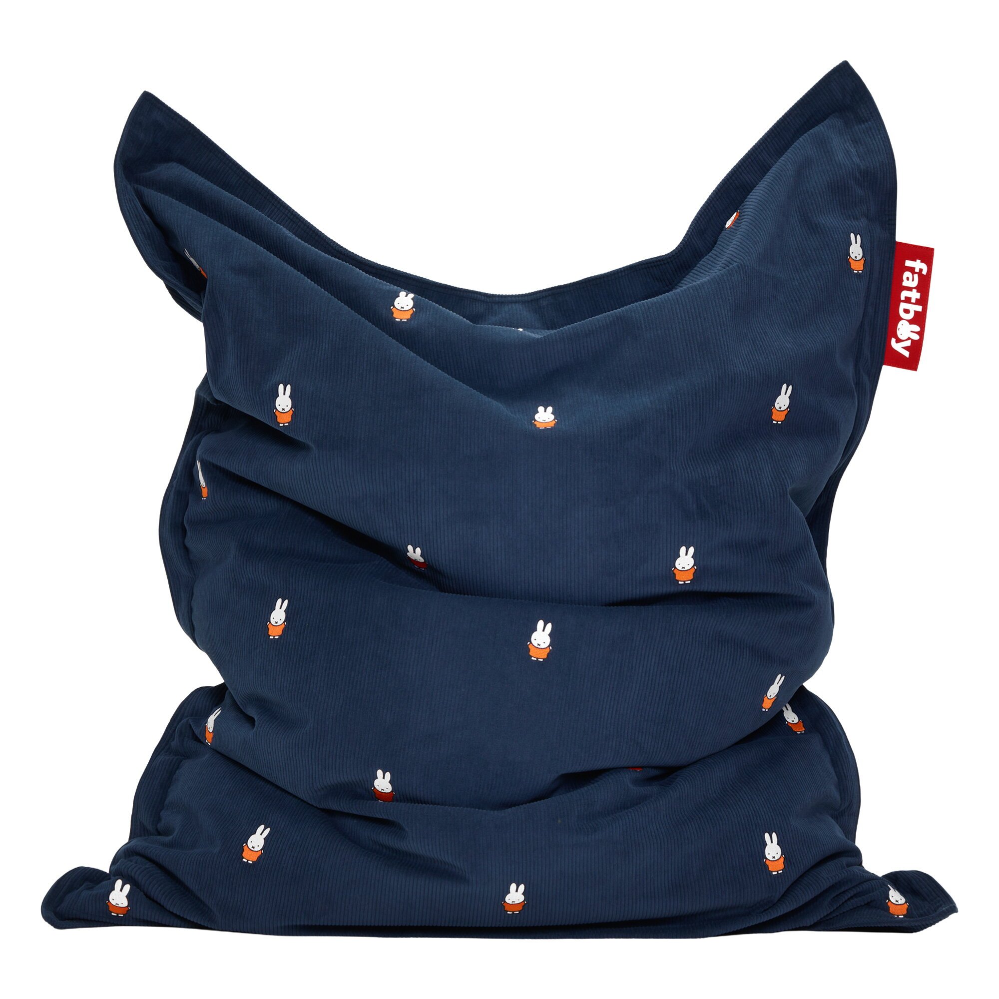 Fatboy Recycled Original Slim Cord x Miffy bean bag, deep blue ...