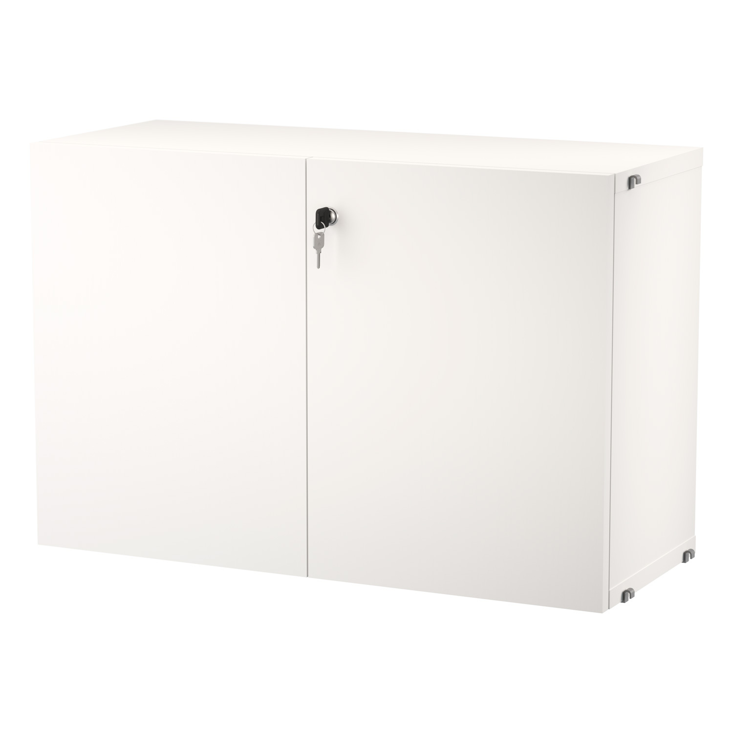 String Furniture String cabinet with lock, 78 x 32 x 52 cm, white ...
