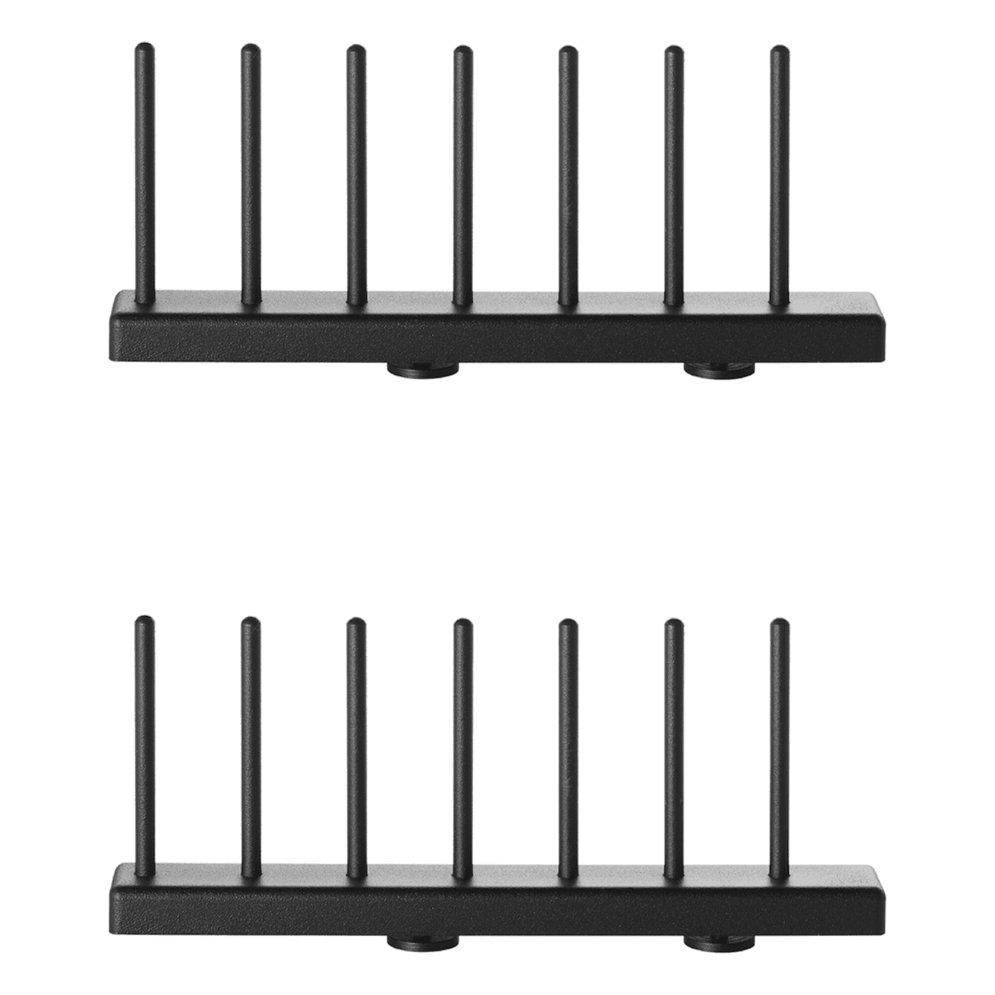 String Furniture String place rack, 20 cm, 2 pcs, black | Finnish ...