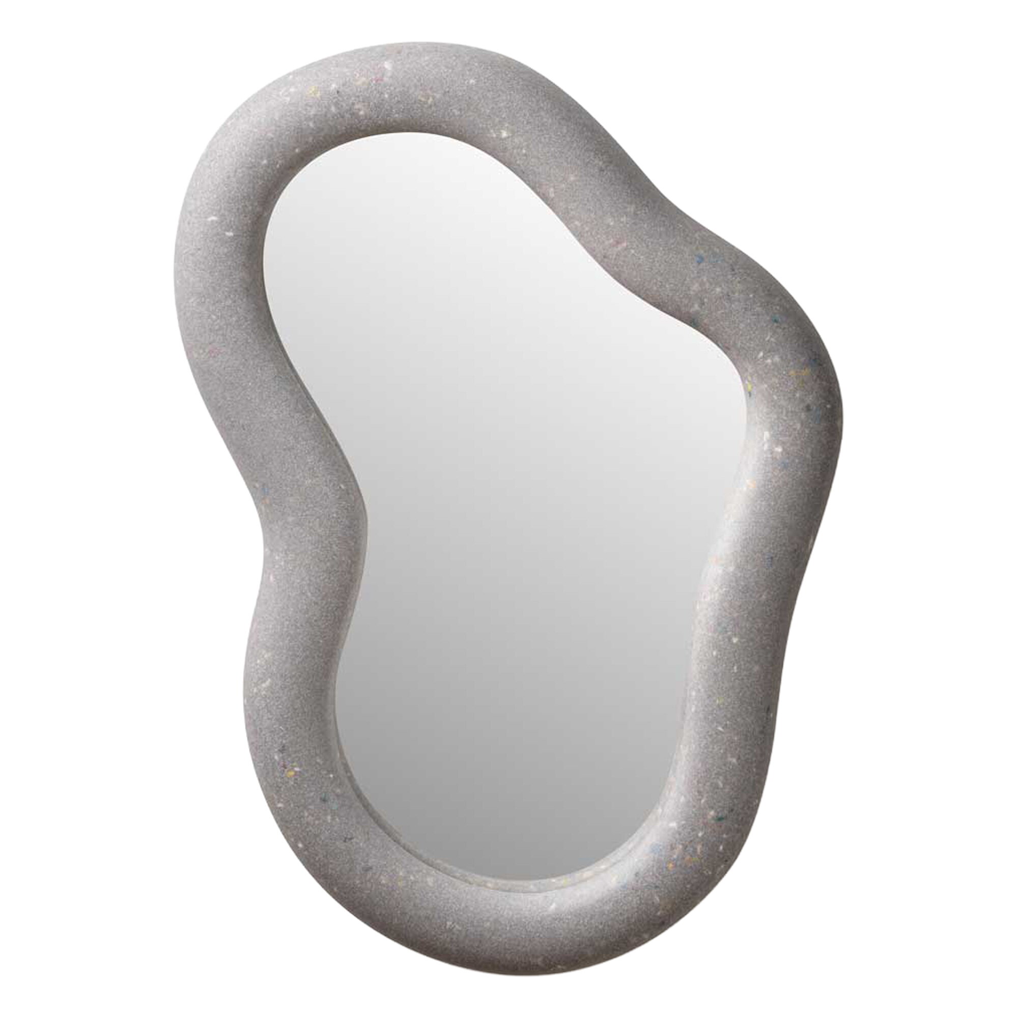 ecoBirdy Marine mirror, stony grey | Finnish Design Shop