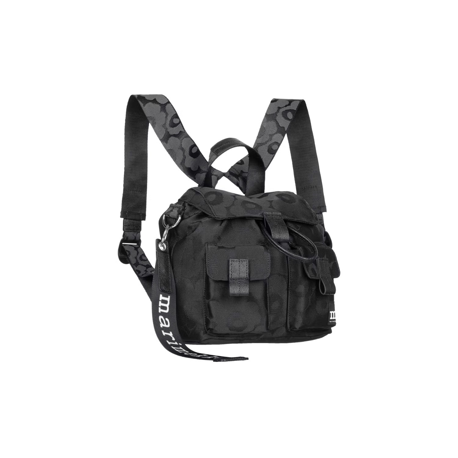 Marimekko Everything backpack, S, Unikko black | Finnish Design Shop NL