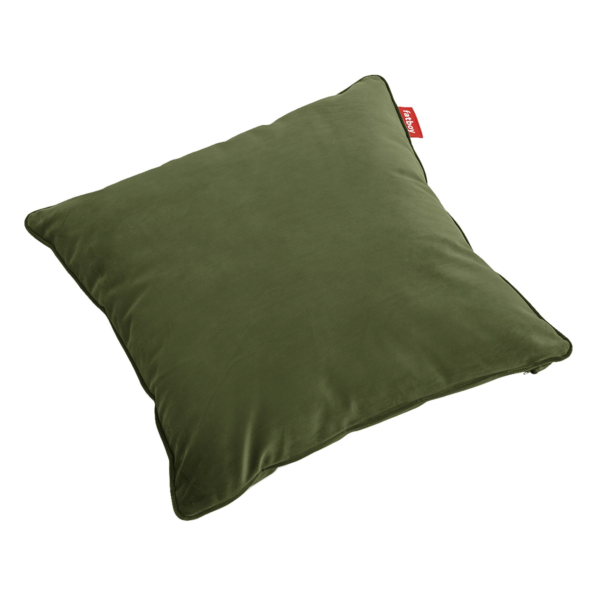 Fatboy Square Recycled pillow, velvet deep green | Finnish Design Shop
