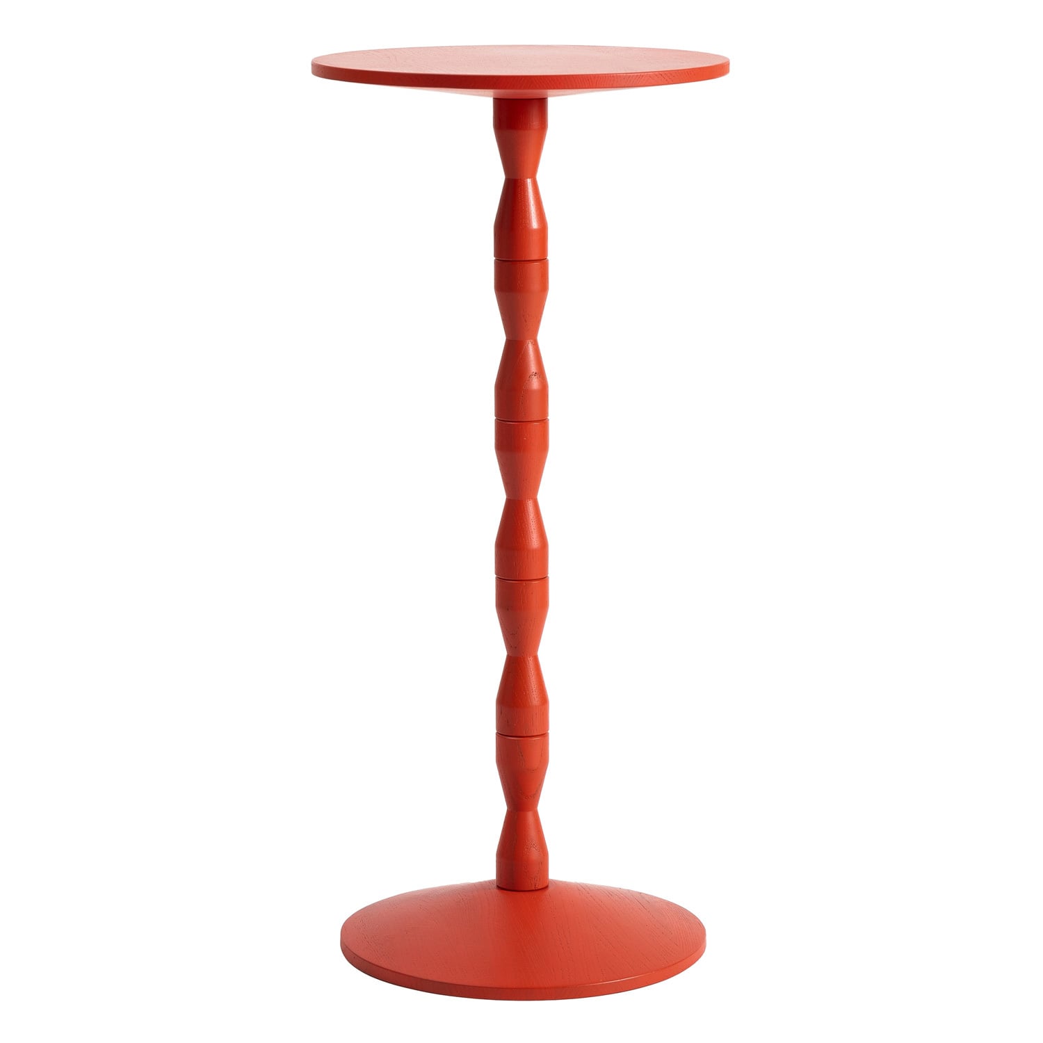 Design House Stockholm Pedestal side table, red | Finnish Design Shop
