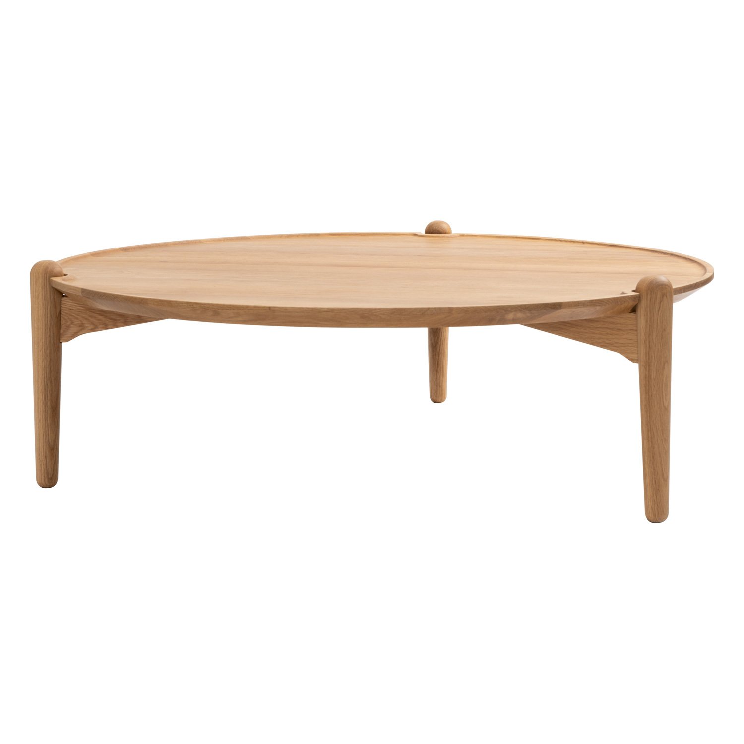 Design House Stockholm Aria coffee table, 90 cm, low, oak | Finnish Design Shop