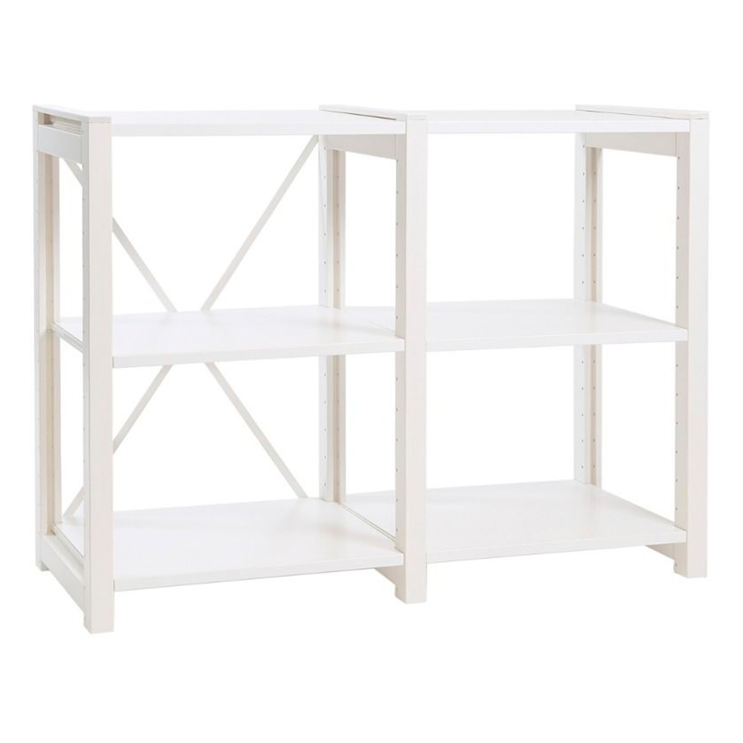 Lundia Classic open shelf, LP record shelf, white lacquered | Finnish ...