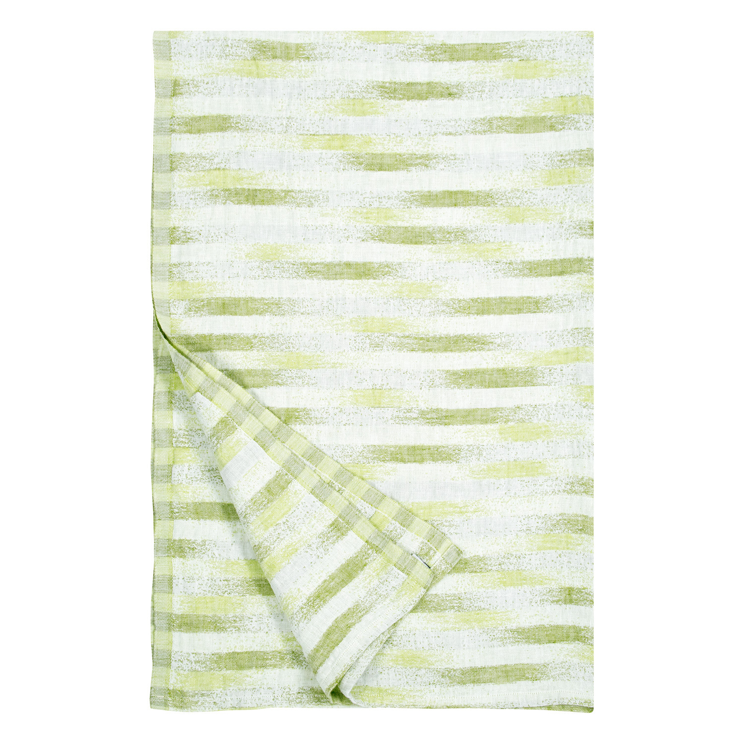 Lapuan Kankurit Hohto bath towel, white - green | Finnish Design Shop