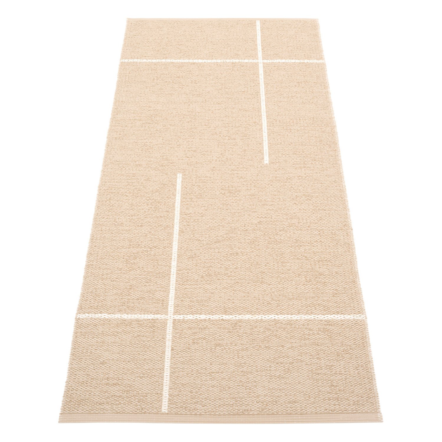Pappelina Fred rug, 70 x 180 cm, beige - vanilla | Finnish Design Shop