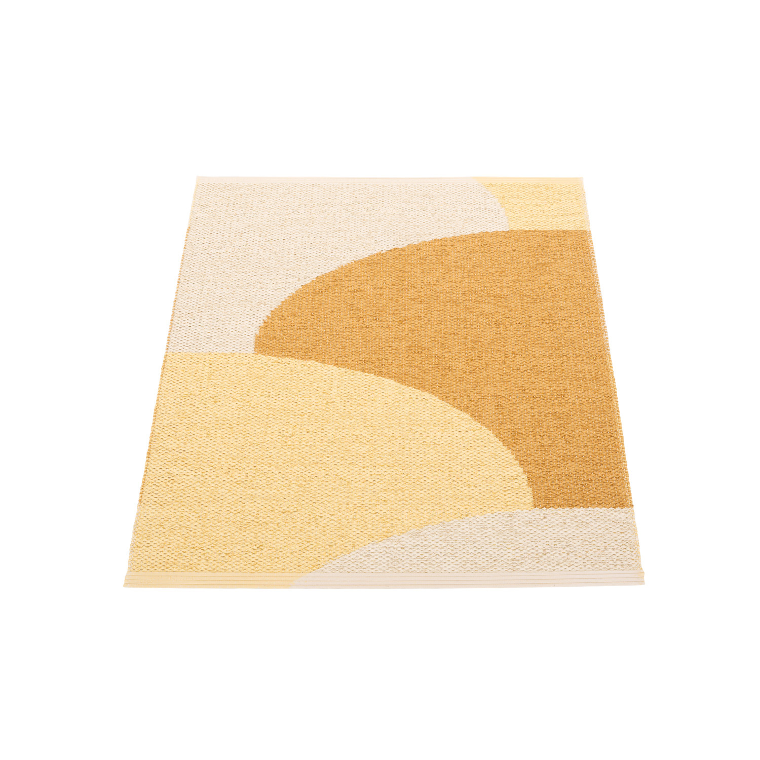 Pappelina Hill rug, 70 x 90 cm, ochre - pale yellow - cream | Finnish ...