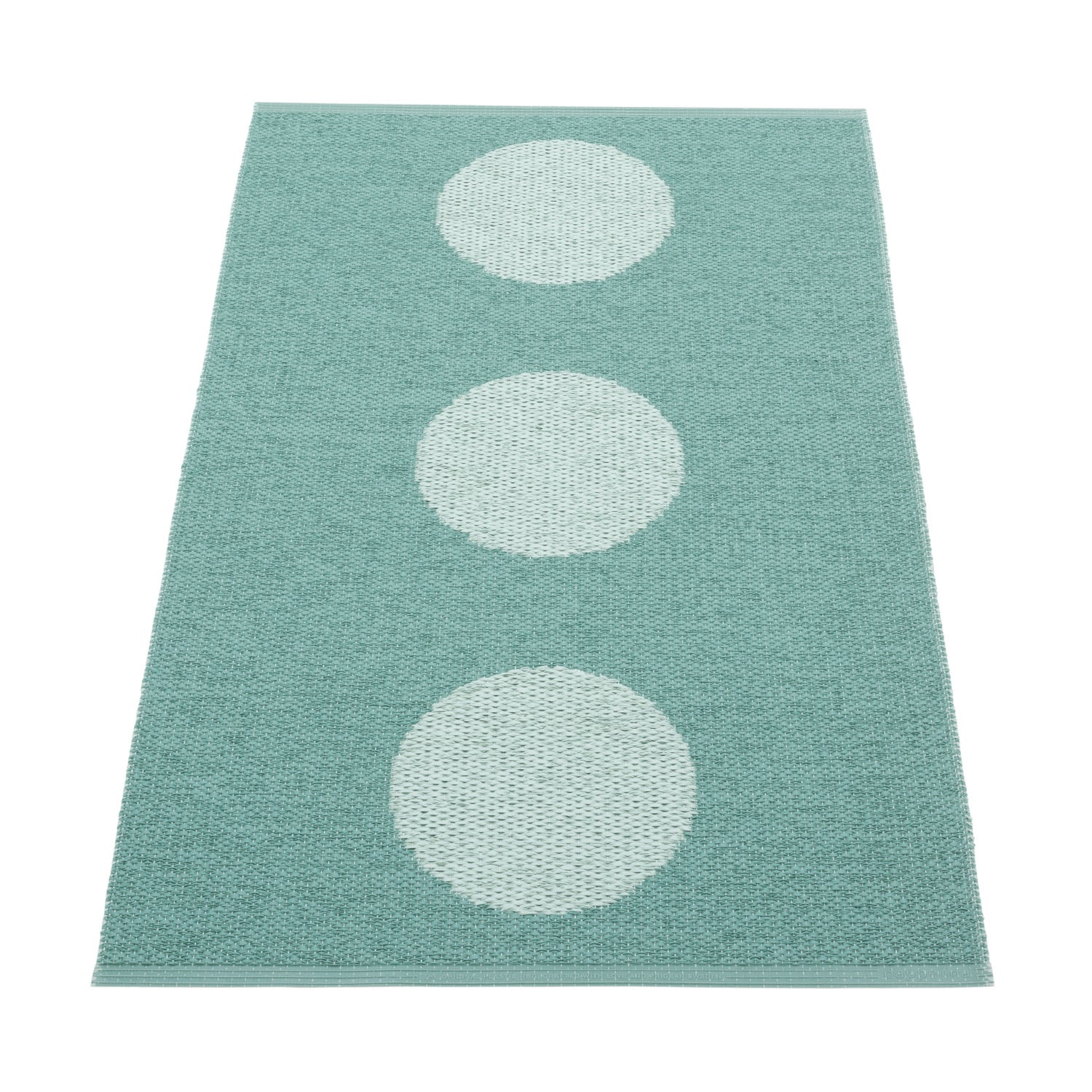 Pappelina Vera Pop rug, 70 x 120 cm, jade - pale turquoise | Finnish ...