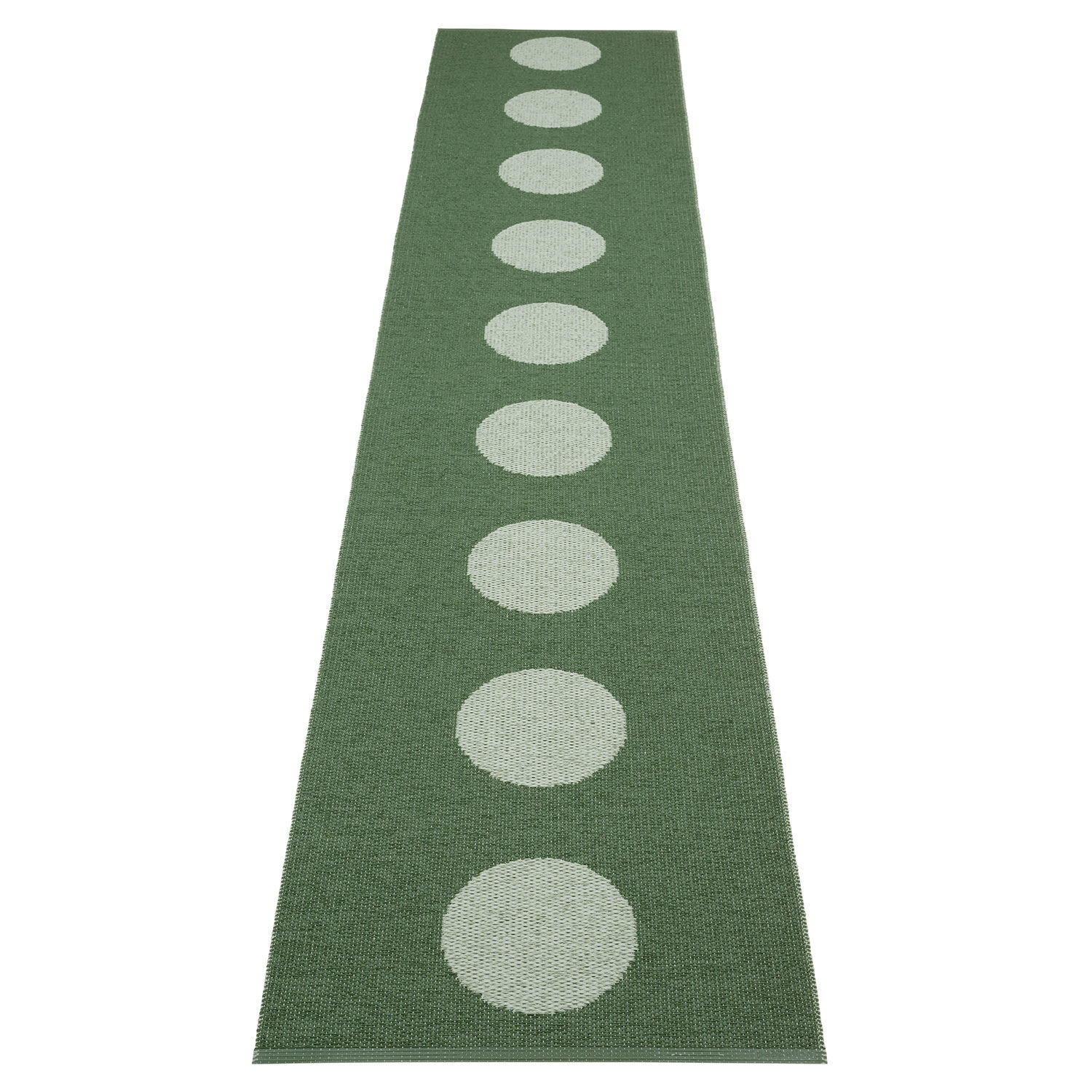 Pappelina Vera Pop rug, 70 x 360 cm, leaf - misty mint | Finnish Design ...