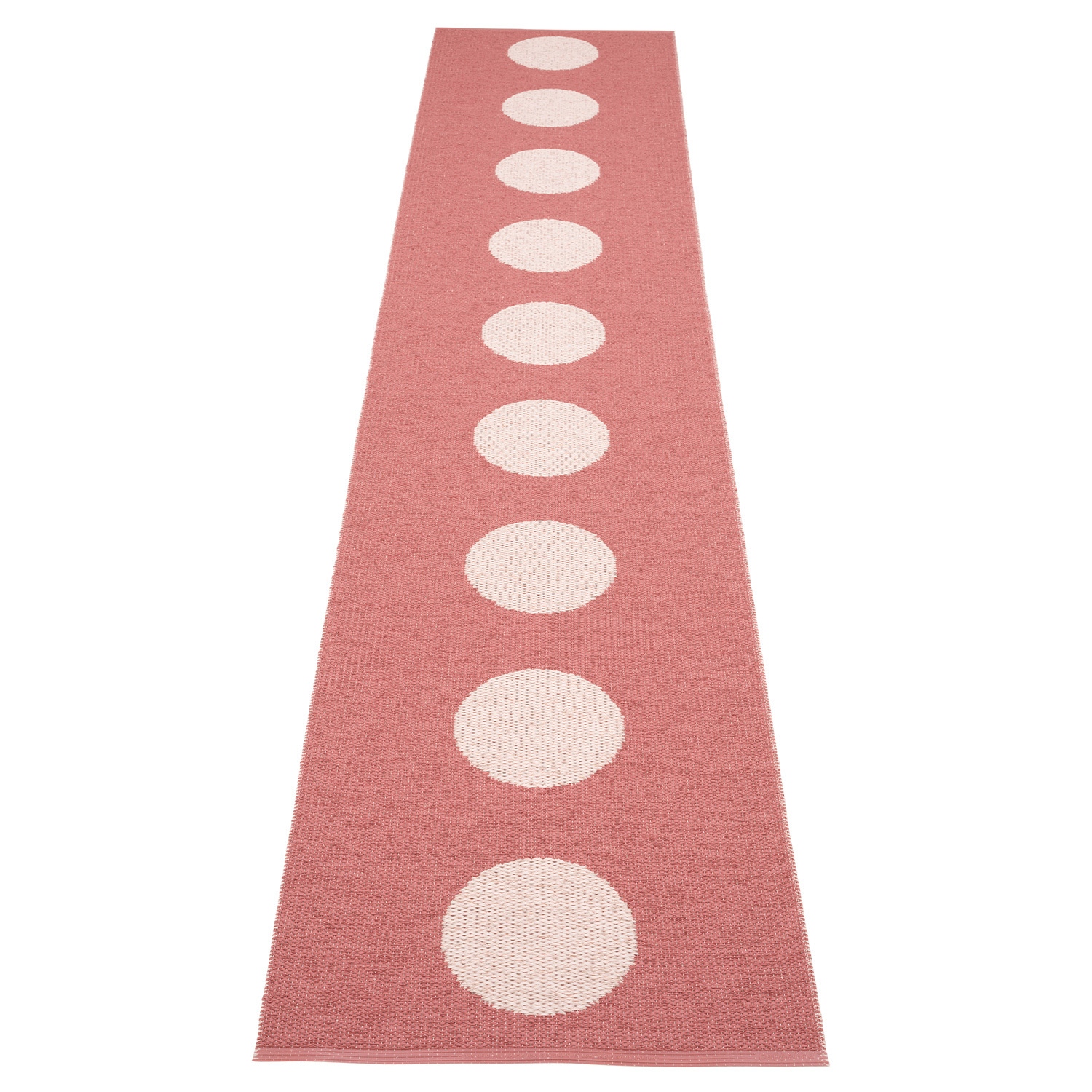 Pappelina Vera Pop rug, 70 x 360 cm, blush - pearl pink | Finnish ...