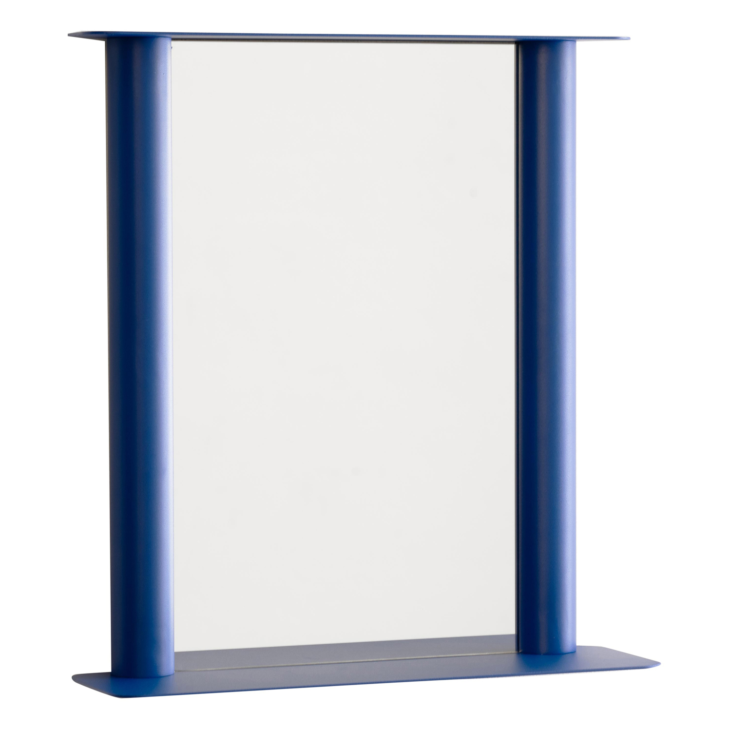 Raawii Pipeline mirror, small, blue | Finnish Design Shop