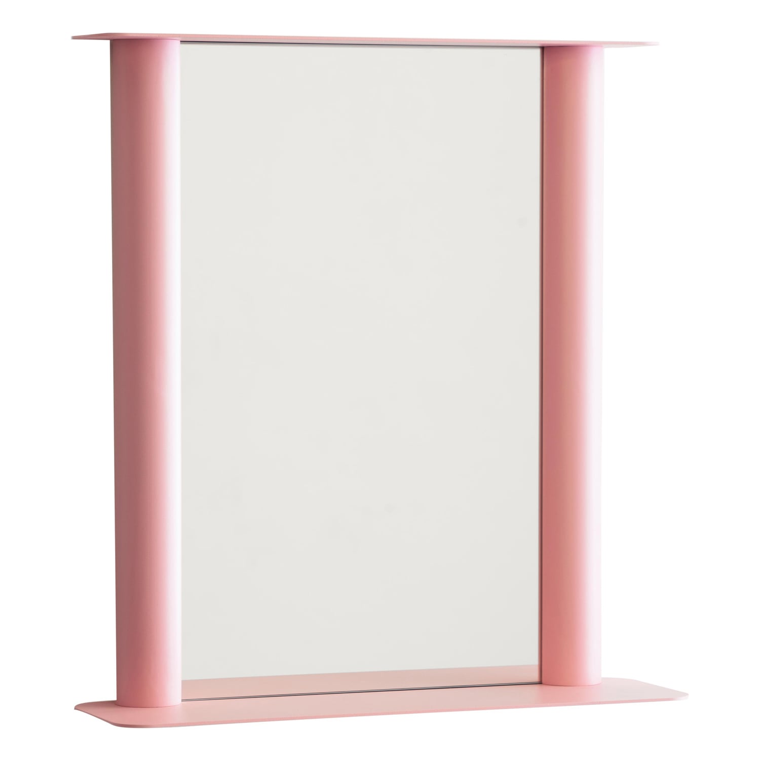 Raawii Pipeline mirror, small, pink | Finnish Design Shop