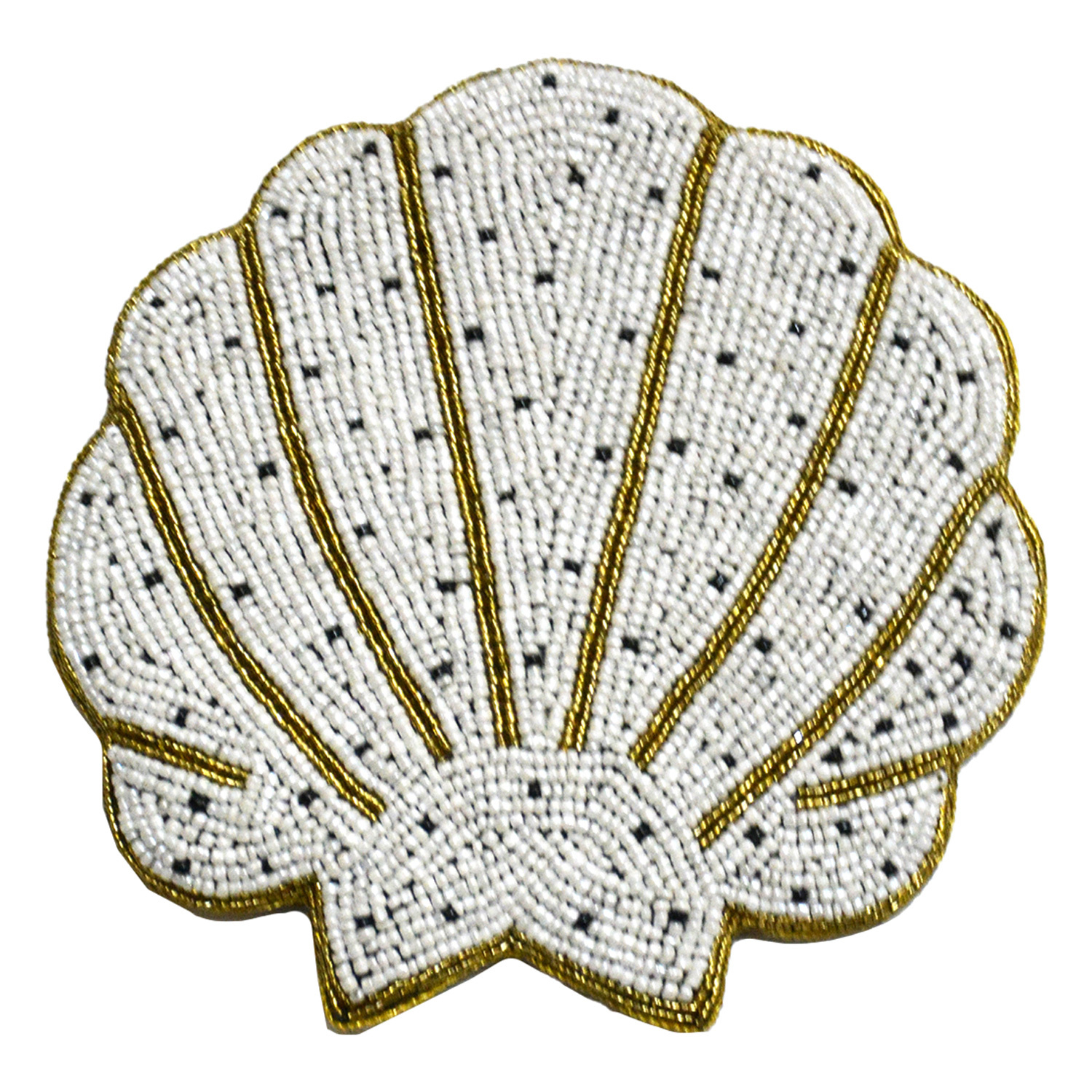 MUM's Shell wall art, gold - white | Finnish Design Shop