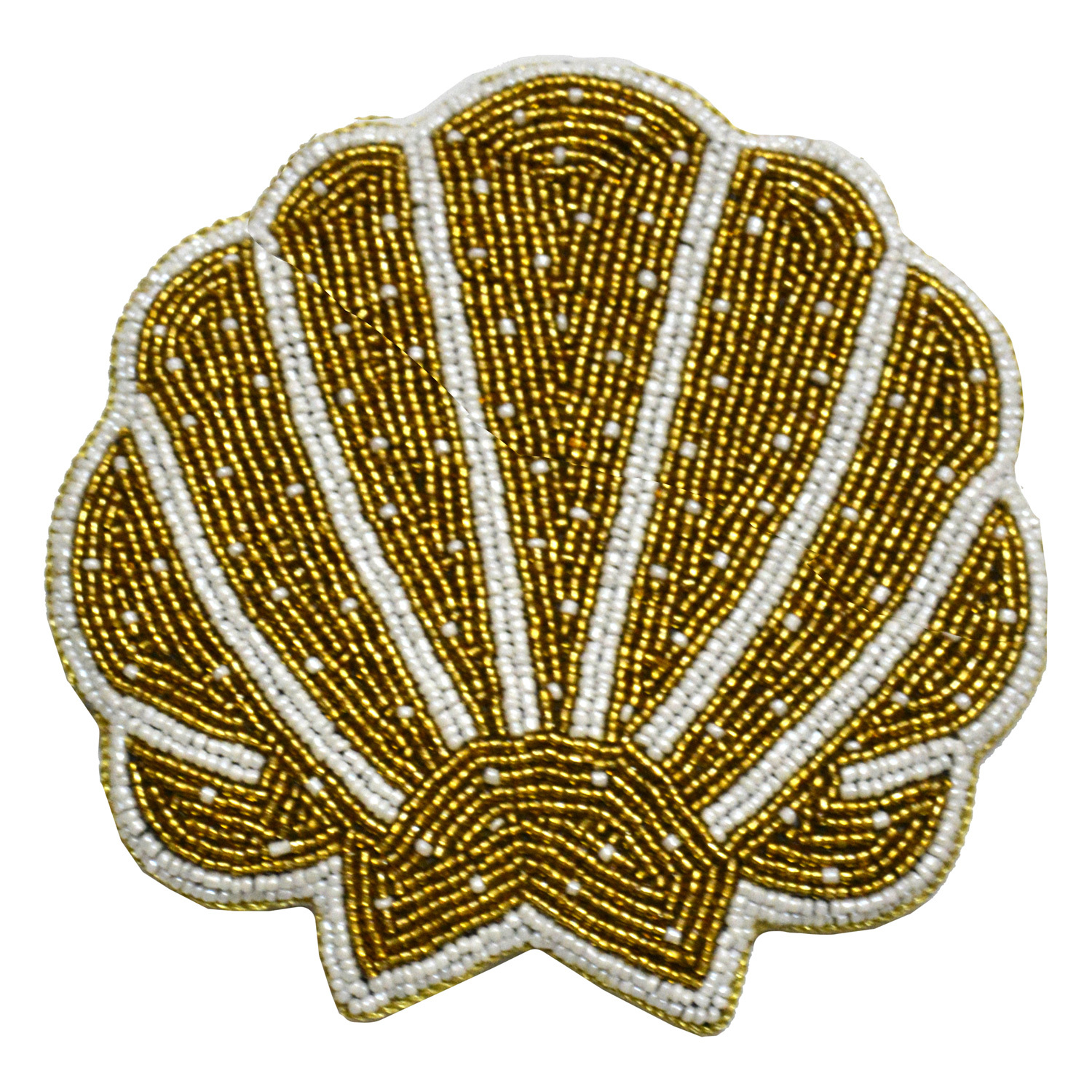 MUM's Shell wall art, white - gold | Finnish Design Shop UK