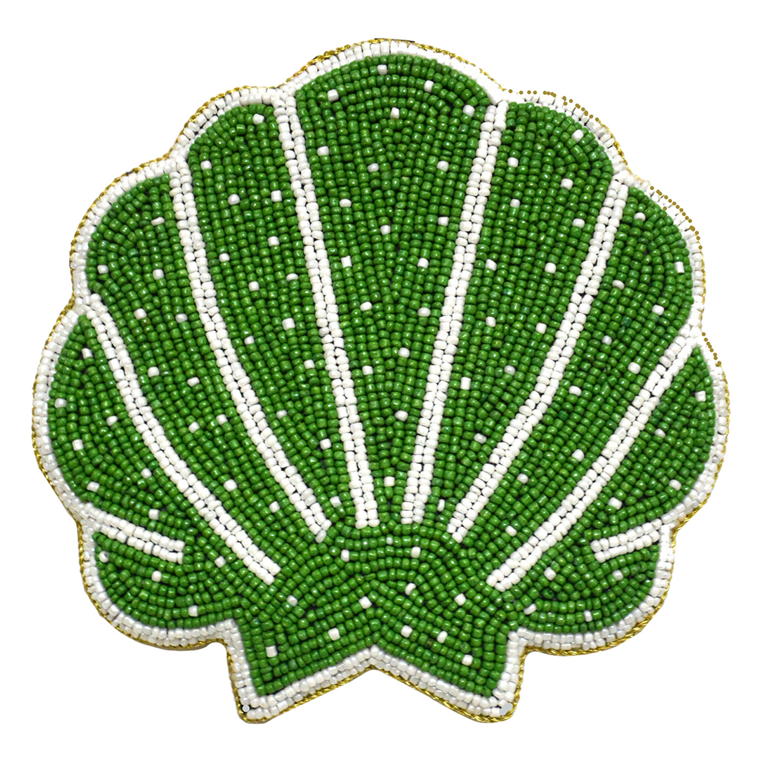 MUM's Shell wall art, white - green | Finnish Design Shop