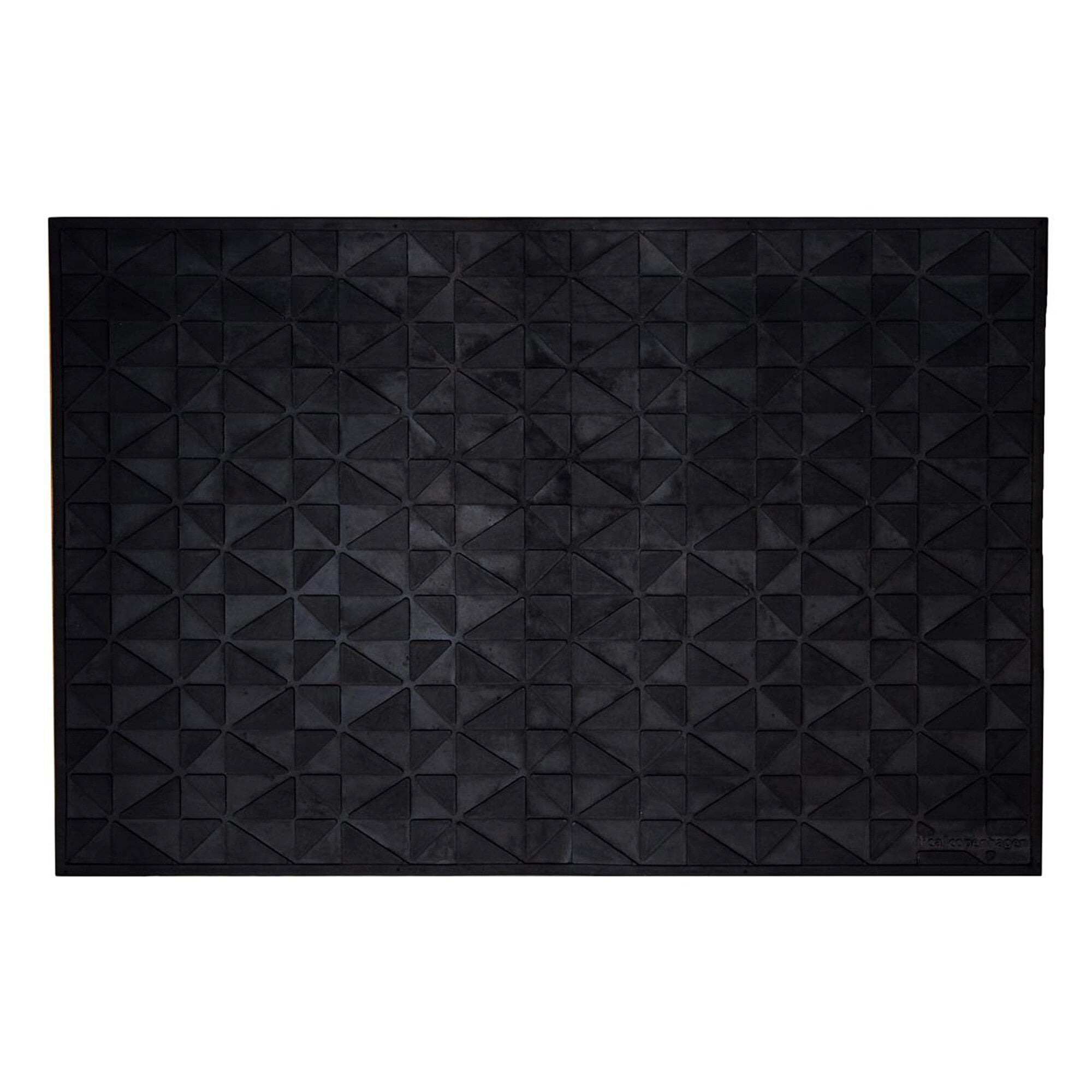Tica Copenhagen Graphic doormat, 60 x 90 cm, black | Finnish Design Shop