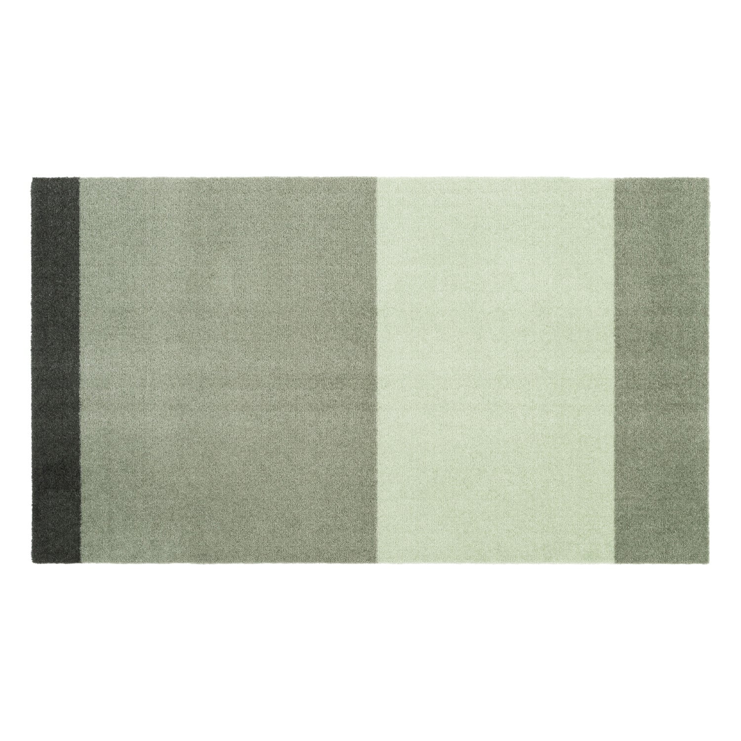 Tica Copenhagen Stripes horizontal rug, 67 x 120 cm, green | Finnish ...