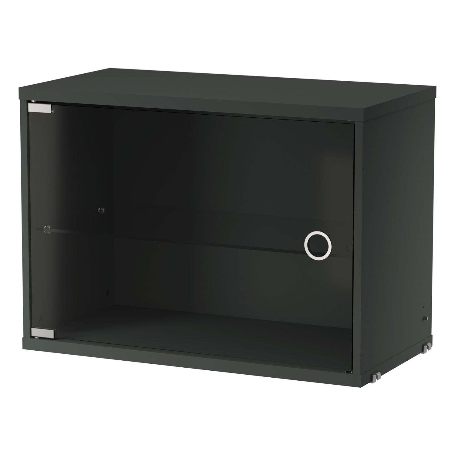 String Furniture String display cabinet with swing glass door, 58 x 30 ...