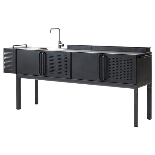 Cane-line Drop outdoor kitchen module with sink | Finnish Design Shop