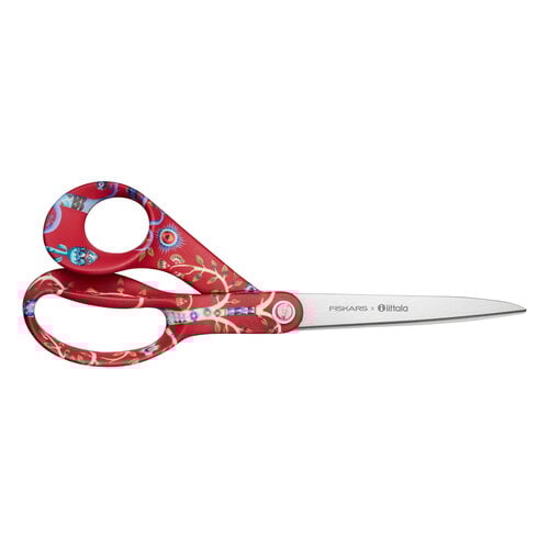 Fiskars x Iittala scissors, Taika red | Finnish Design Shop