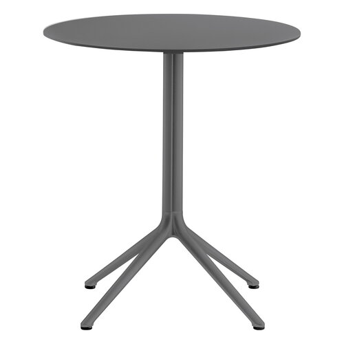 Pedrali Elliot 5475 table, 80 x 80 cm, anthracite | Pre-used design ...