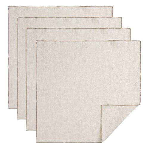 Tameko Merrow napkin, 50 x 50 cm, set of 4, natural | Finnish Design Shop