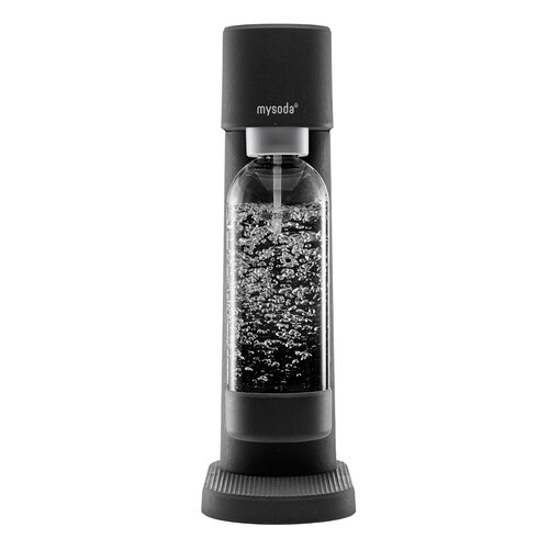 Mysoda Woody sparkling water maker, black | Finnish Design Shop