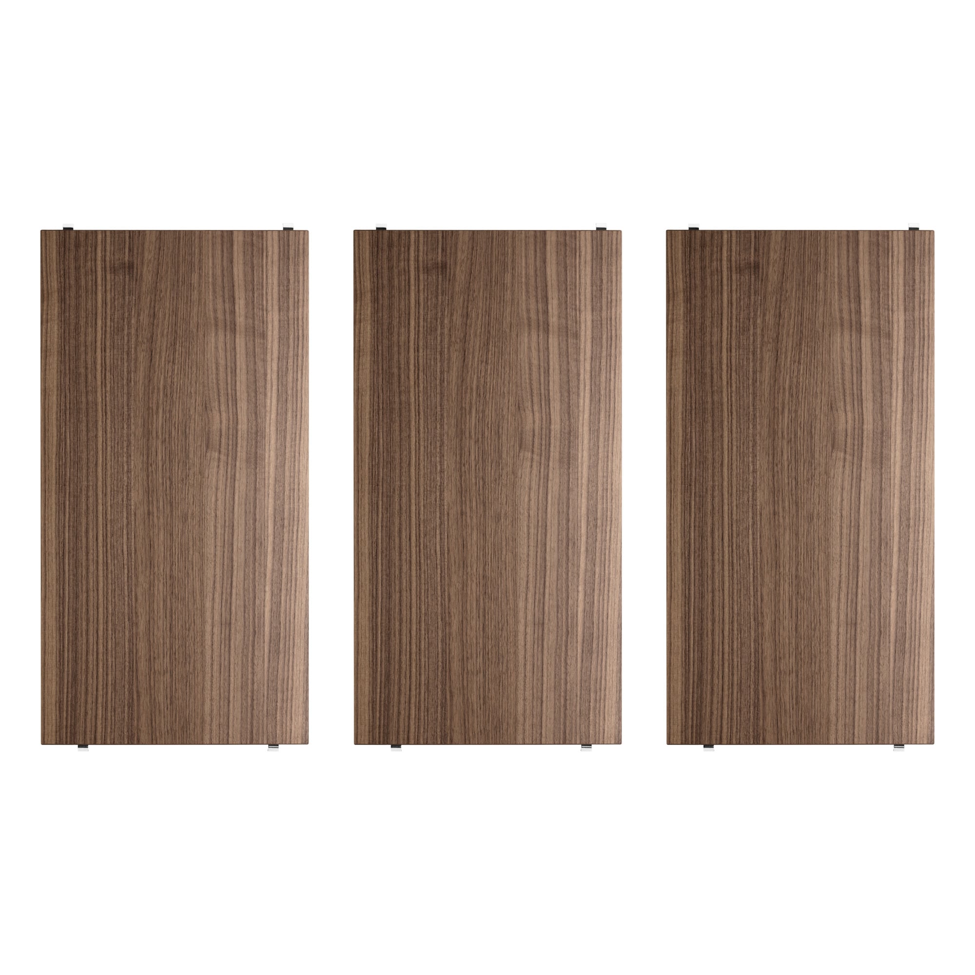 String Furniture Mensole String 58 x 30 cm, set di 3, noce | Finnish ...