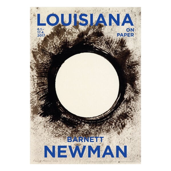 Louisiana Museum of Modern Art Barnett Newman on Paper, affiche A1 ...