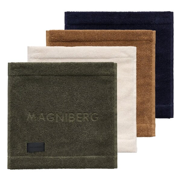 Magniberg Gelato face cloth set, 4 pcs, Forest | Finnish Design Shop NL
