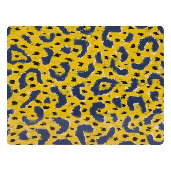 Hem Monster placemat, set of 2, ochre yellow - grey - black | Finnish ...