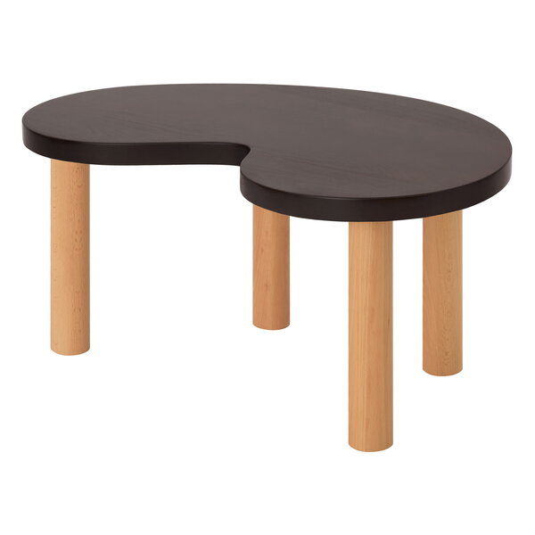 Hem Worm coffee table, small, brown - beech | Finnish Design Shop