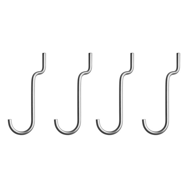 String Furniture String Outdoor vertical hooks, 4 pcs, stainless steel ...