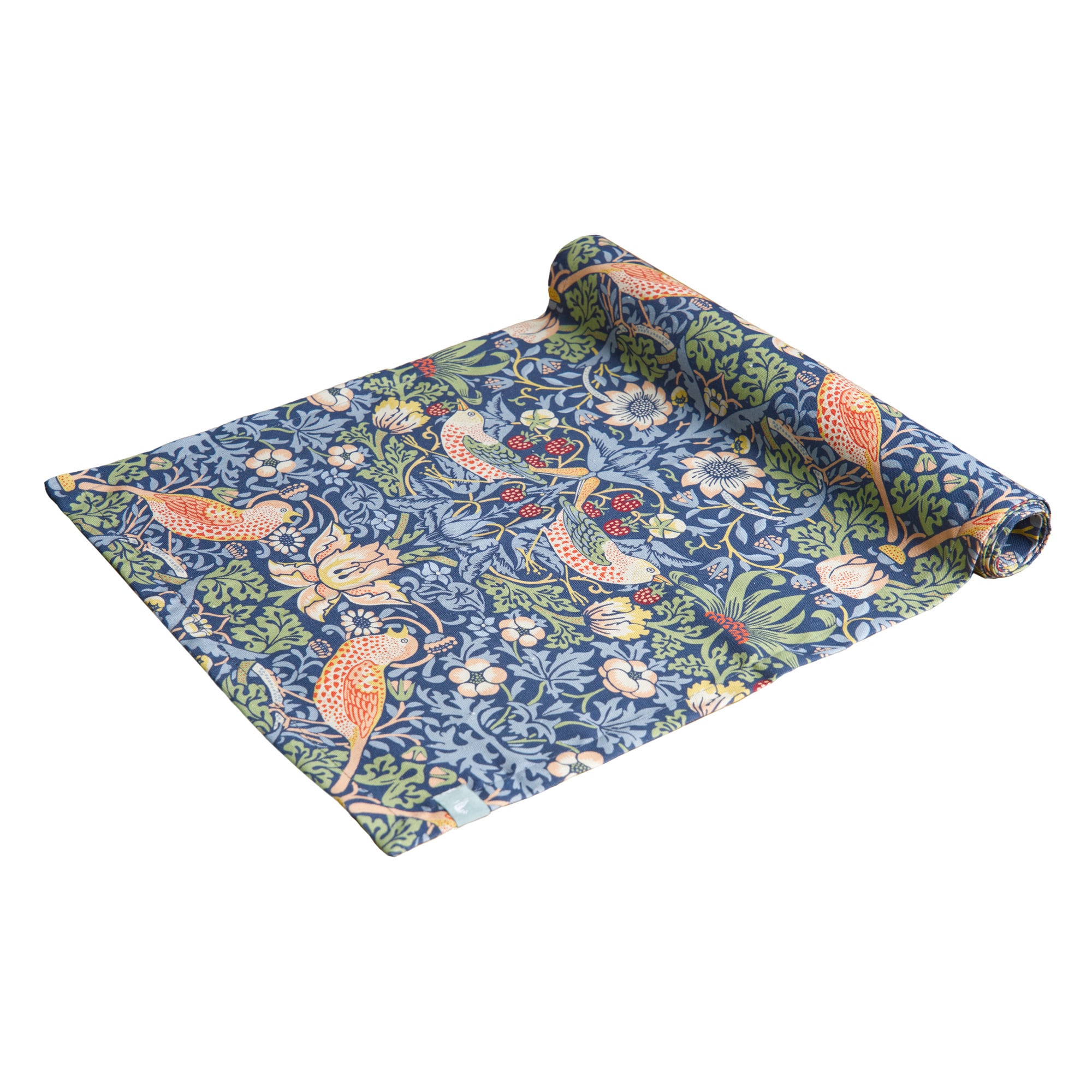 Havi William Morris camino de mesa Strawberry Thief, 43 x 160 cm, azul ...