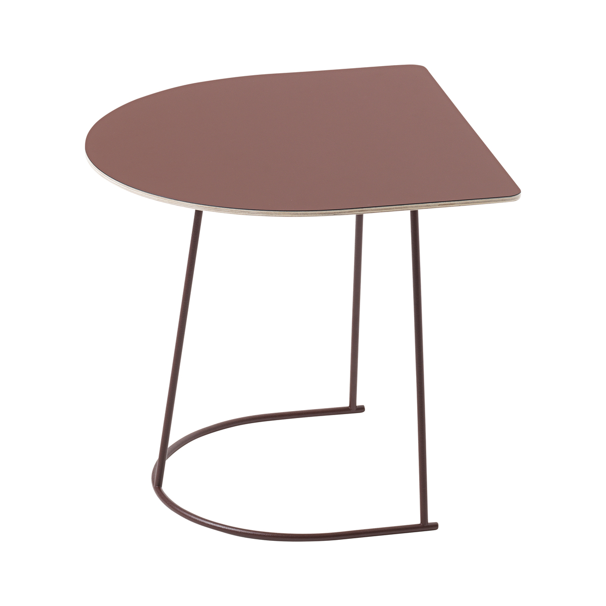 Muuto Airy coffee table, half size, plum | Pre-used design | Franckly
