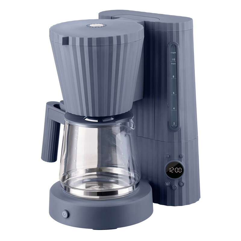 Alessi Plissé filter coffee machine, grey | Finnish Design Shop