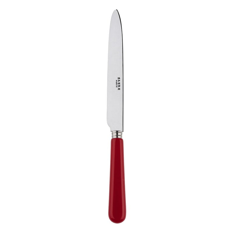 Sabre Paris Pop Unis dinner knife, burgundy | Finnish Design Shop